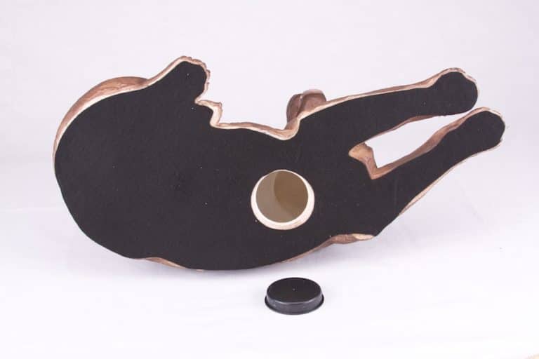 Labrador Retriever, Chocolate dog cremation figurine